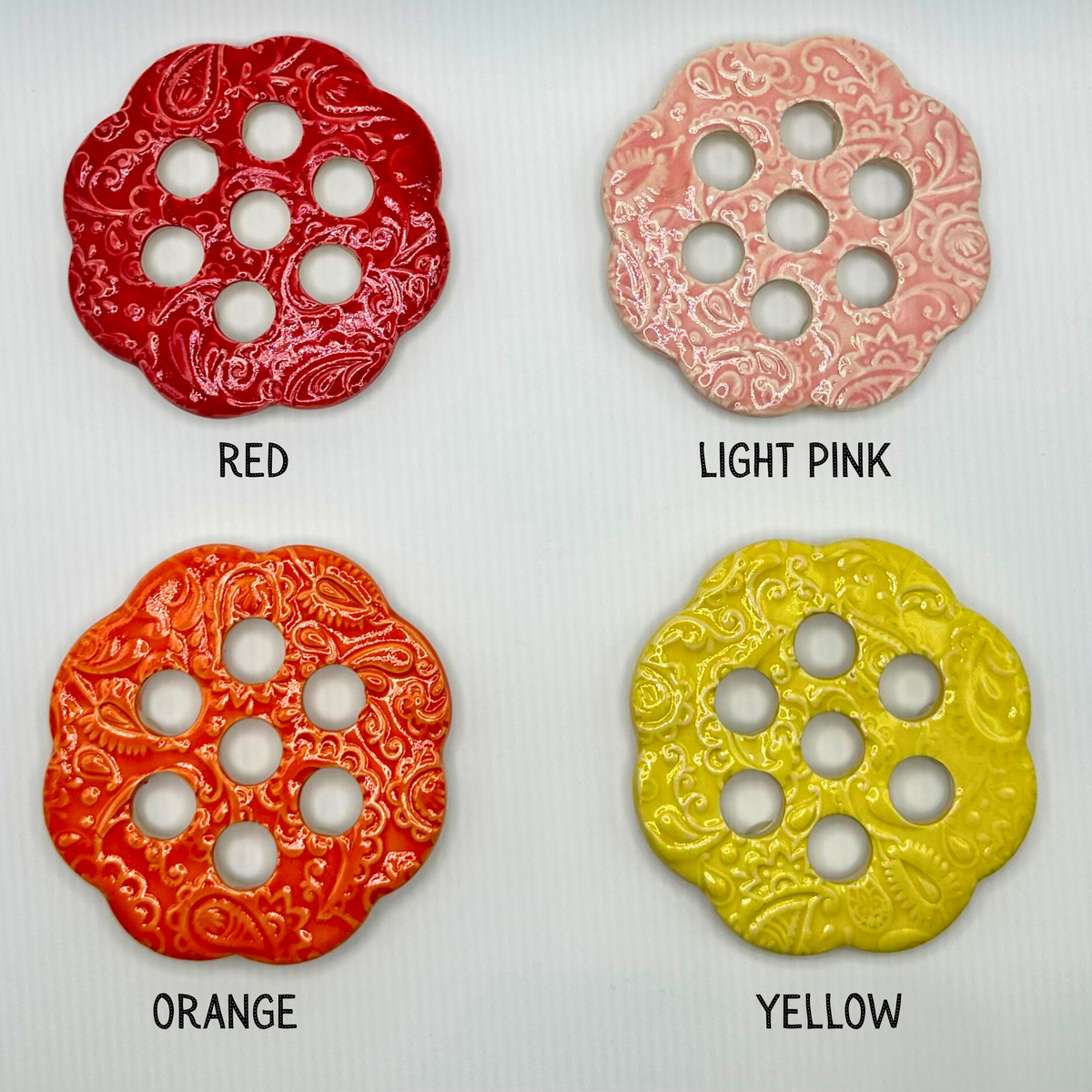 Stoneware Flower Frog for Wide Mouth Mason Jar Assorted Colors – Cathy ...